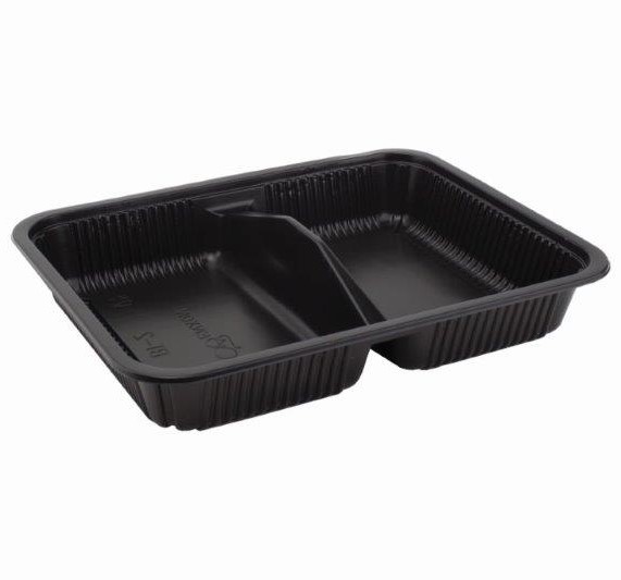 2C PP BENTO BOX BLACK T:0.5MM - Ban Teck Han